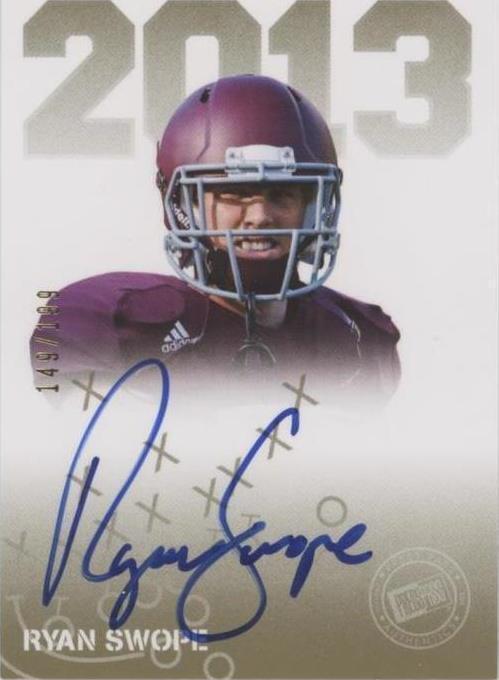 2013 Press Pass - Press Pass Signings Ryan Swope #PPS-RS Gold /199 (AU ...
