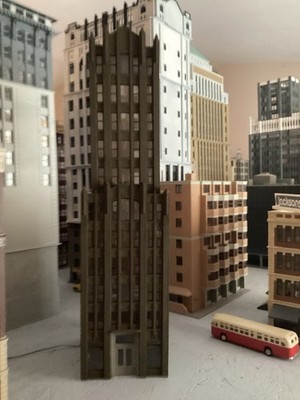 HO Scale Lunde Studios Falcon Tower Built High rise Building. | eBay