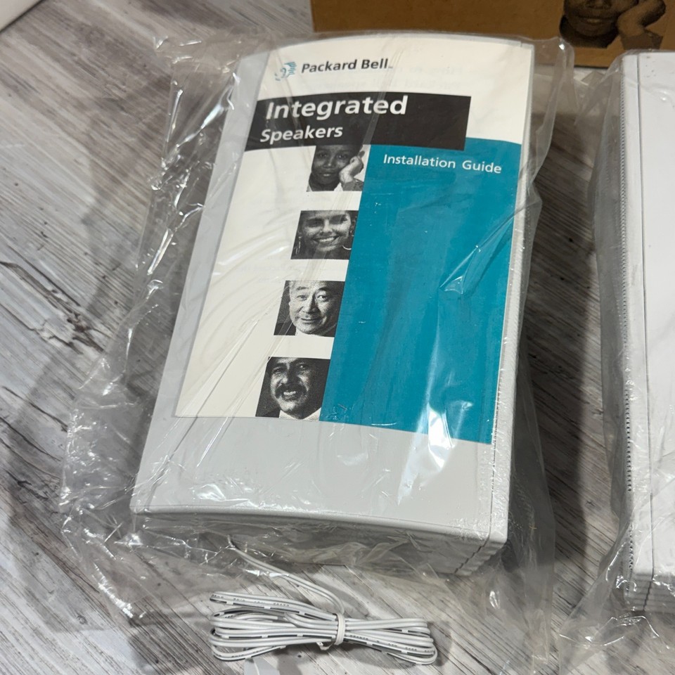 1990s Packard Bell Multimedia Computer Monitor Speakers 160120 | eBay