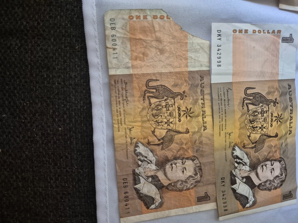 vintage australian bank notes also some old oriental notes collectable ...