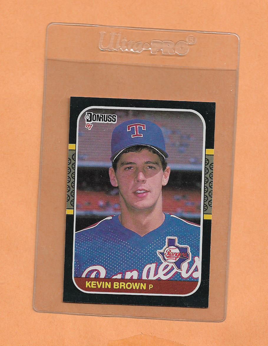 KEVIN BROWN ROOKIE DONRUSS 1987 CARD # 627 | eBay