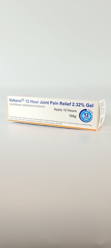 Voltarol Joint Pain Relief Gel 12 Hour Pain Relief 2.32% Gel - 100g ...