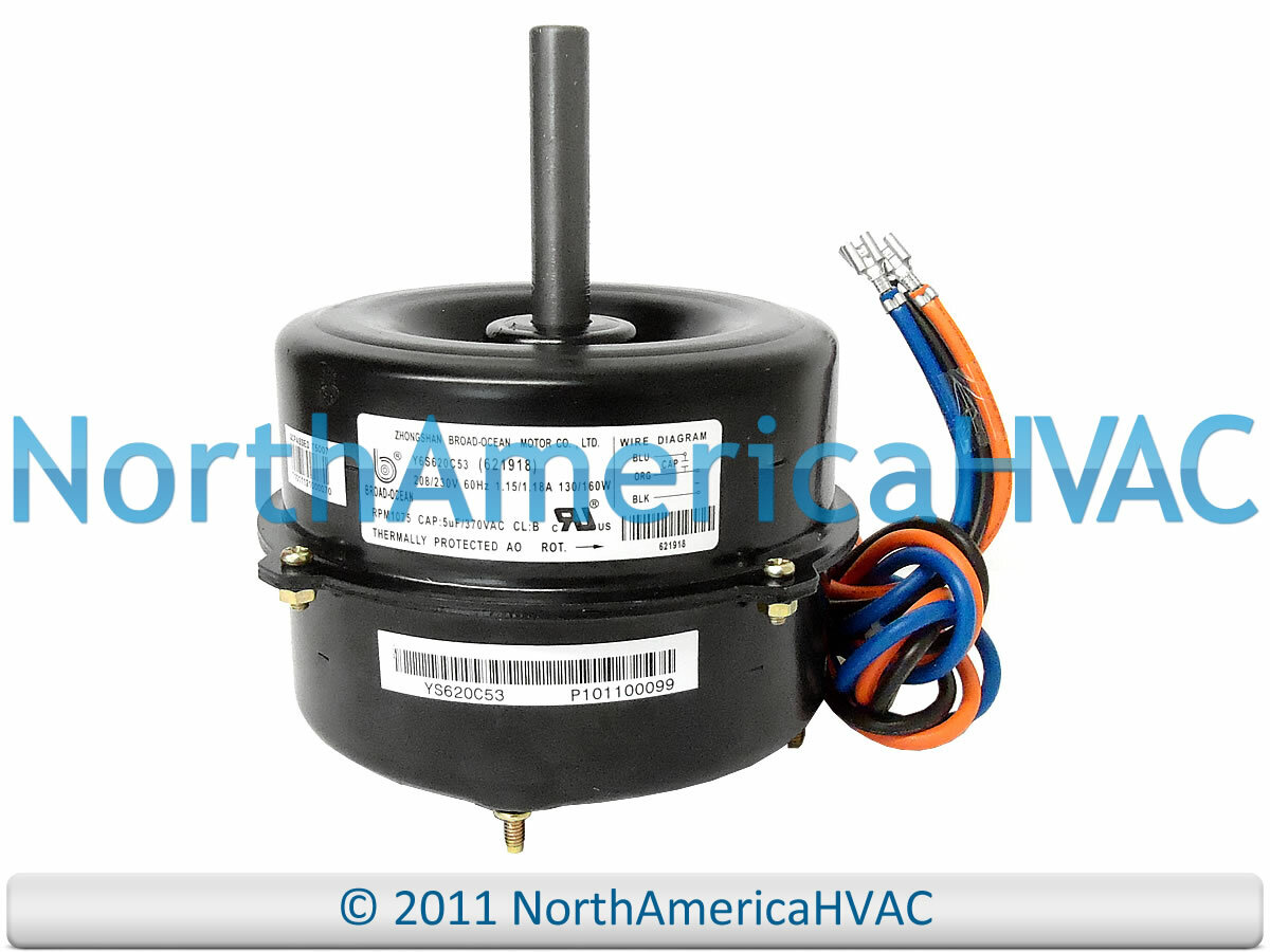 Carrier Bryant Payne 1/4hp 230v Condensador Fan Motor Replaces ...