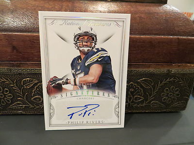 National Treasures Autograph Signatures Chargers Philip Rivers 08/10 ...