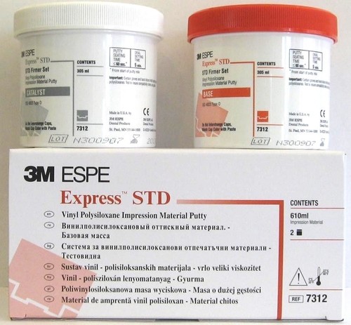 3M ESPE Express STD Putty 305ML Base & Catalyst Each FIRM 7312 - ORIGINAL | eBay