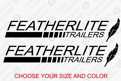 Fits Featherlite Aluminum Trailer Decals Replacement Stickers Kit 2 | eBay