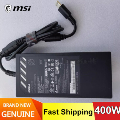 Genuine 400W ADP-400CB B Laptop Charger for Msi Titan 18 HX Power ...