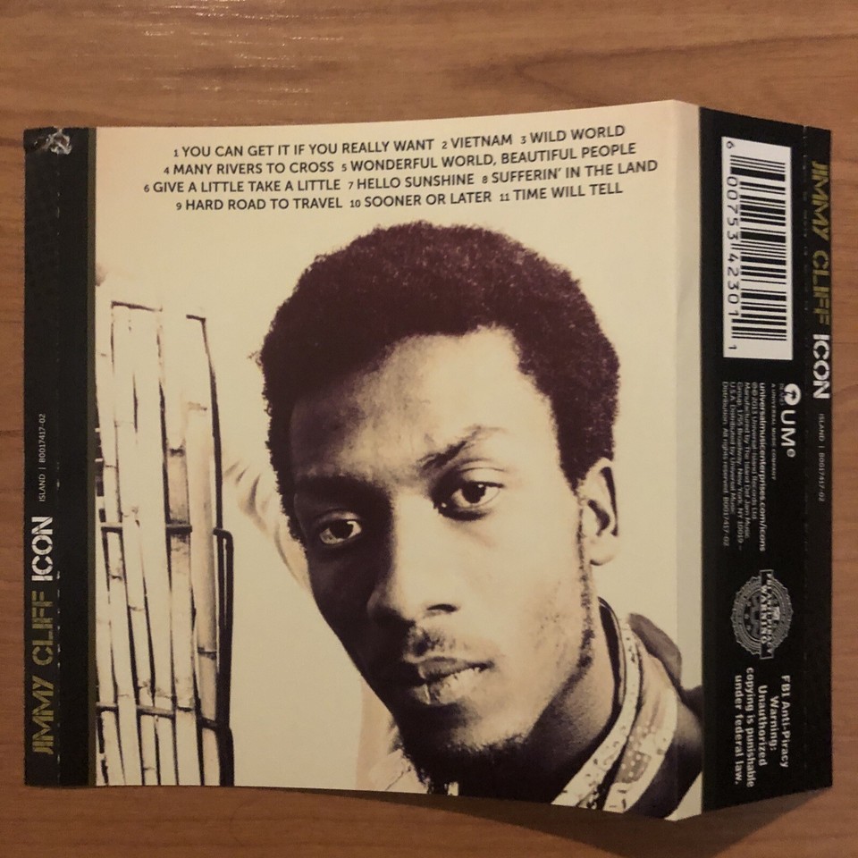 JIMMY CLIFF ICON CD in a SLEEVE PACKAGE ( see description for details ...
