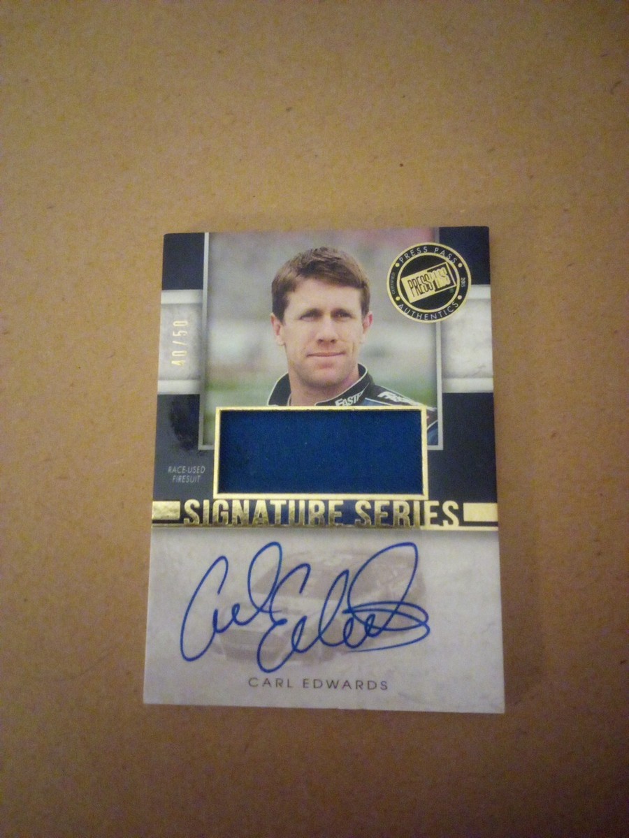 Carl Edwards Signature
