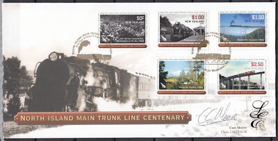 NEW ZEALAND 2008 NI Main Trunk Line Centenary, Limited Edition FDC | eBay