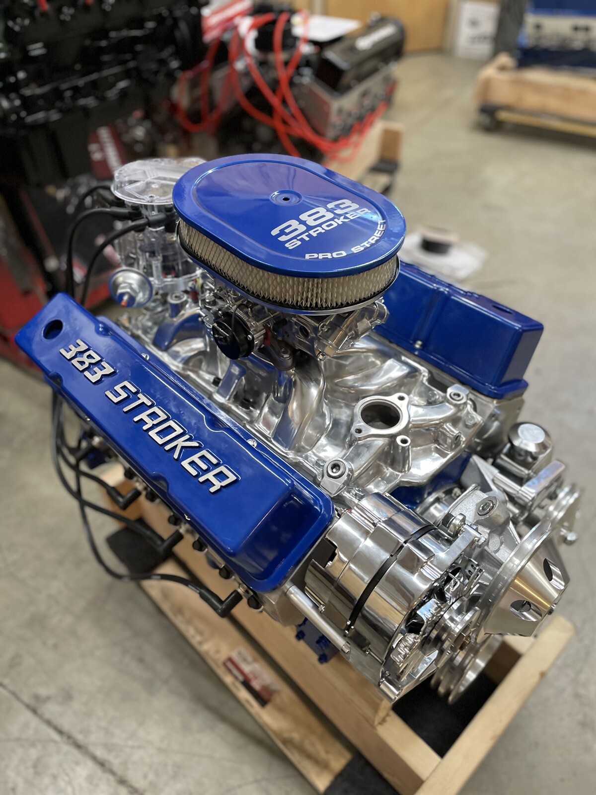 383 R STROKER MOTOR 510 ROLLER TURN KEY PRO STREET CHEVY CRATE ENGINE ...