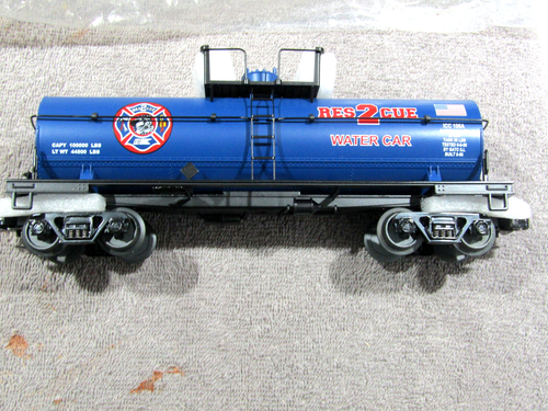 MTH Rescue 2 FDNY New York City Fire Dept. Firefighter Water Tank Car ...
