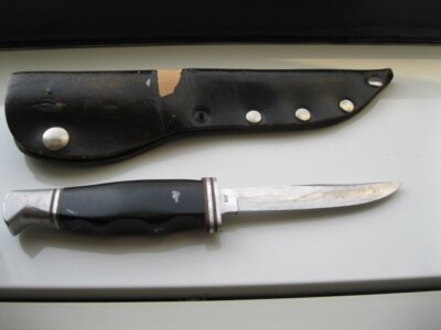 Case XX Stainless 200 Cherokee Knife 1965-1969 Fixed Blade W/ Sheath ...