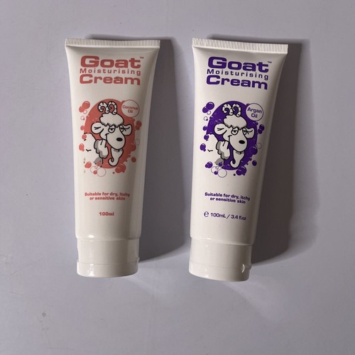 Goat Moisturizer Cream with Coconut Oil & Argan Oil 100ml 3.4oz ...
