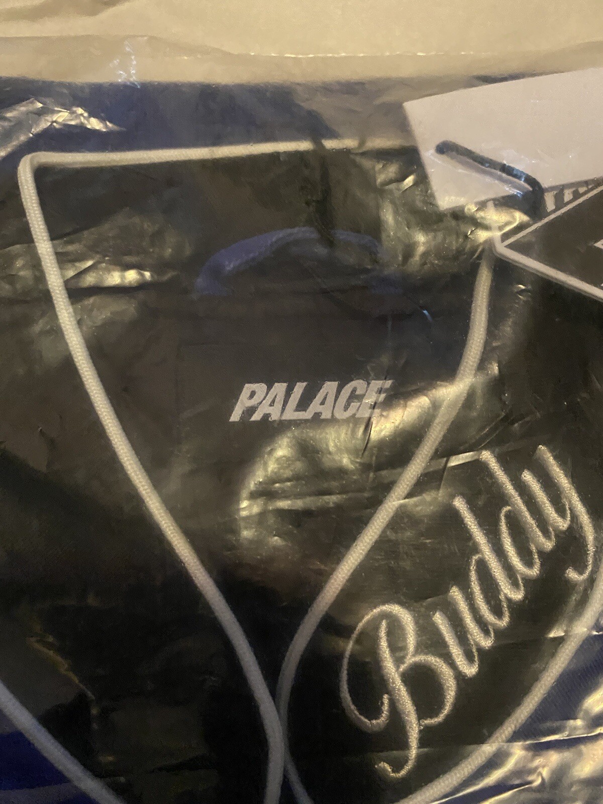 Palace Skateboards Fast Cotton Jacket Blue XL In Hand Racing ...