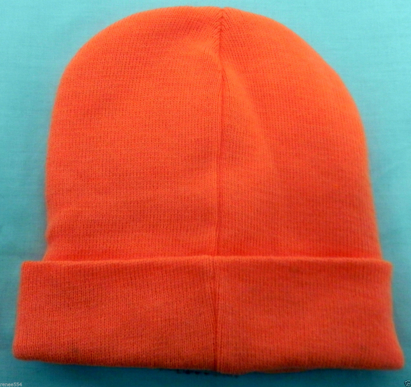 5 LED FLURO ORANGE BEANIE SUPER BRIGHT FISHING ACCESSORIES CAMPING ...