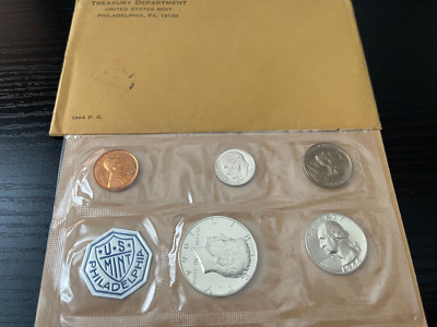 1964 US PROOF set 5 coins seal in cello | eBay