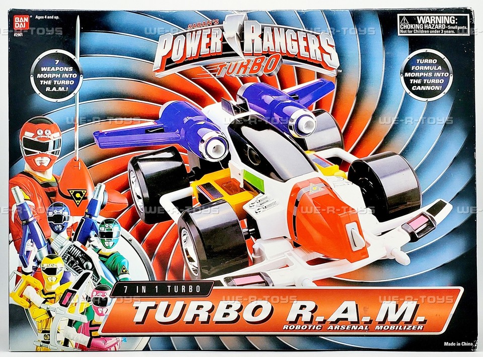 Power Rangers Turbo R.A.M. Vehicle 1996 Bandai 2961 | eBay UK