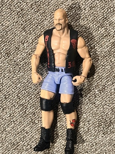 Stone cold steve Austin Triple H Aj Styles Brock Lesnar Wwe Mattel ...