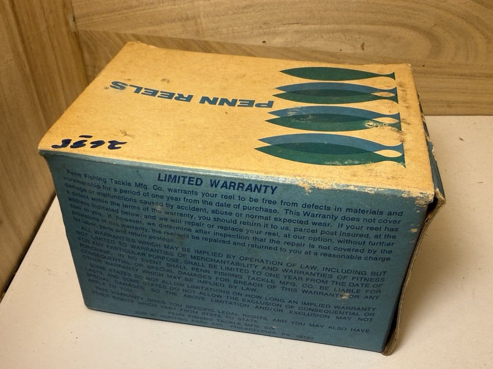 Penn Peerless No. 9MF Fishing Reel w/ Original Box Vintage USA | eBay