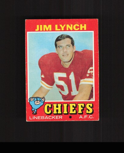 1971 Topps #232 Jim Lynch Football Card Chiefs | eBay