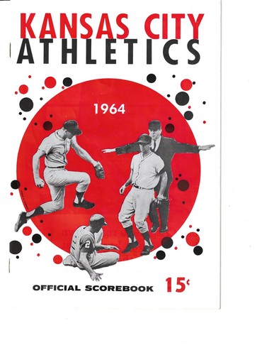 SEPT 5, 1964 PROGRAM-YANKEES VS ATHLETICS-MANTLE AND PEPITONE HOME RUNS ...