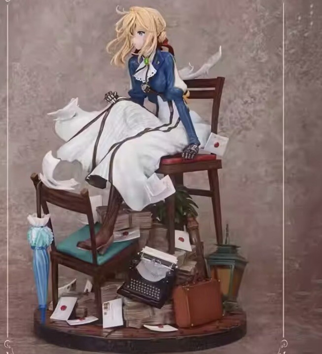 Anime 28cm Violet Evergarden Figure PVC Collection GK Statue Model Toys ...
