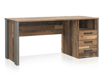 Schreibtisch Computertisch Bürotisch Tisch Büromöbel CASSIA Old Wood ...