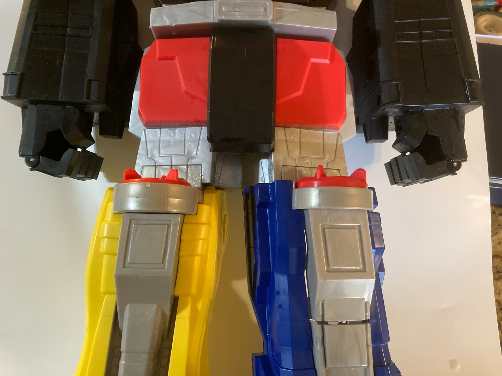 Imaginext Power Rangers Giant Morphin Megazord 2015 Fisher Price 27 ...