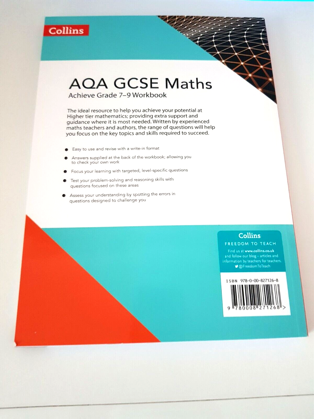 AQA GCSE Maths Achieve Grade 7-9 Workbook (Collins GCSE Maths) by Greg ...