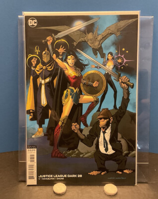 JUSTICE LEAGUE DARK 28 WONDER WOMAN KEVIN NOWLAN VARIANT COVER UNREAD ...