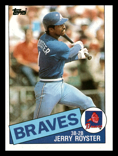 1985 Topps Jerry Royster Atlanta Braves #776 EX-MINT | eBay