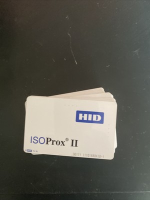 HID 1386LGGMV ISO Prox II Card, 26-bit H10301 Format, | eBay