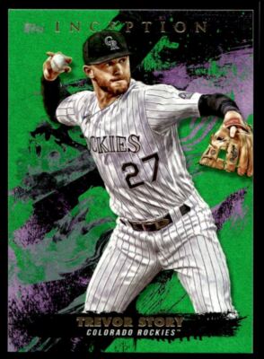 2021 Topps Inception Green Trevor Story G8 Colorado Rockies #48 | eBay