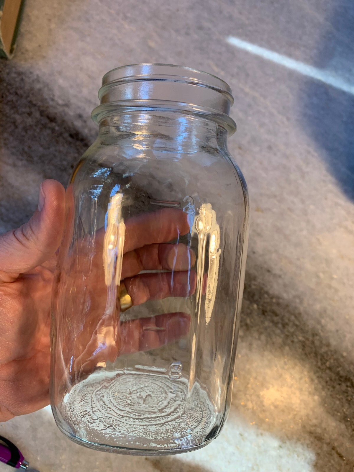 RARE BALL Mason Jar MISPRINT / MISPRINTED / ERROR "B" Letter only, Holy ...