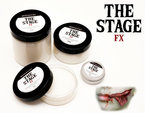 THE STAGE FX SCAR WAX Halloween FX Mould Nose Putty Fake Wounds Blood ...
