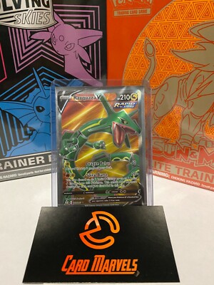 Pokémon Evolving Skies Rayquaza V Full Art 193/203 NM | eBay