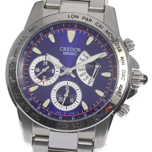 Seiko Credor Blue Men's Watch - GCBG977 for sale online | eBay