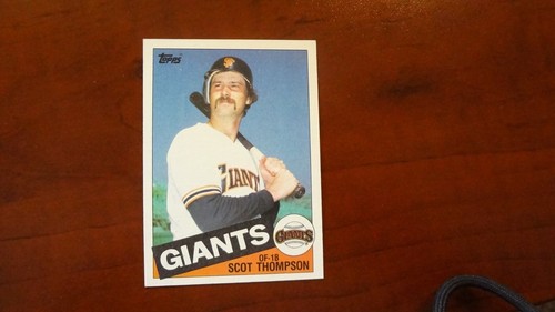 1984 TOPPS # 646 SCOT THOMPSON BASEBALL CARD | eBay