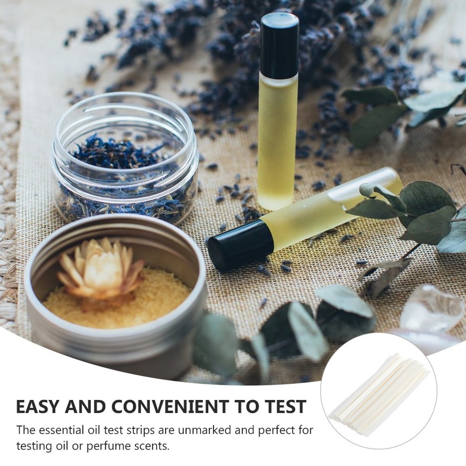 200 Pcs Perfume Test Paper Strips Essential Oils Aromatherapy Fragrance ...