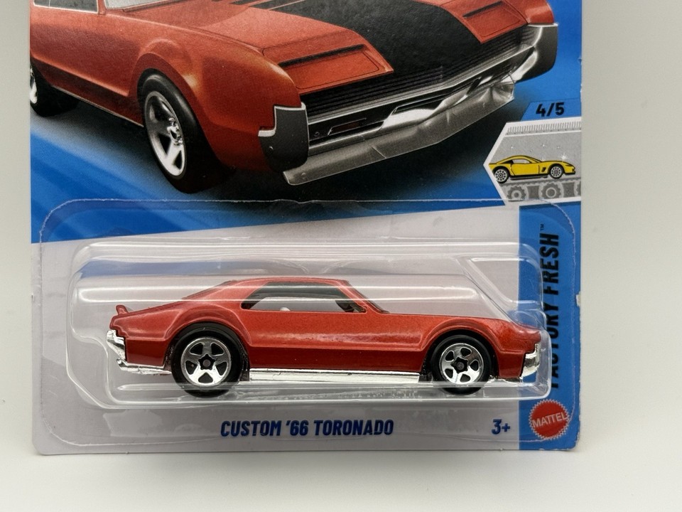 Hot Wheels 2026 Mainline Factory Fresh Custom '66 Toronado Red #114 | eBay