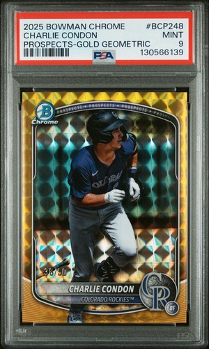 2025 Bowman Chrome - Prospects Charlie Condon, Charlie Condon #BCP-248 ...