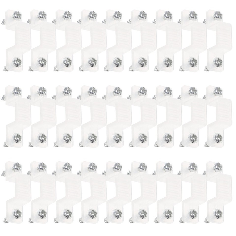 100 Pcs Led Light Clips Silicone Bracket Strip Light Mounting Clips For ...