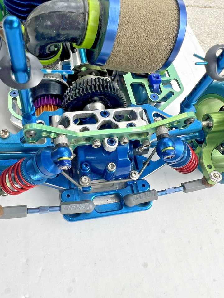 Team Associated NTC3 / Nitro TC3 Custom w/Green Titanium Hardcore ...