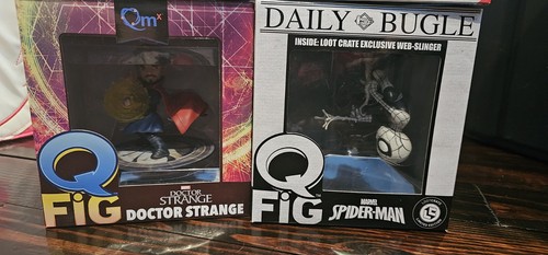 Loot Crate Exclusives Q Figure Deadpool Rocket Doctor Strange Spider ...