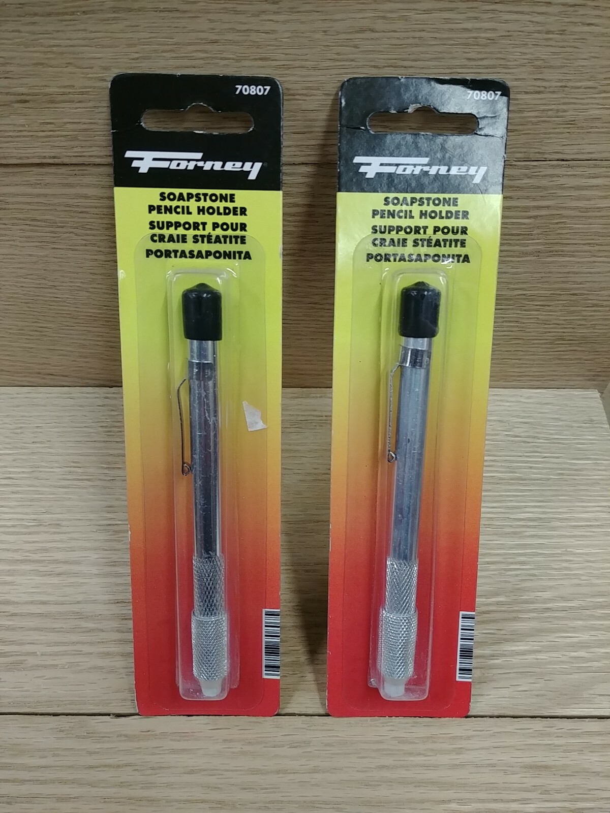 2 pack Forney 70807 Round Soapstone Pencil HOLDER ALUMINUM 8911166 | eBay