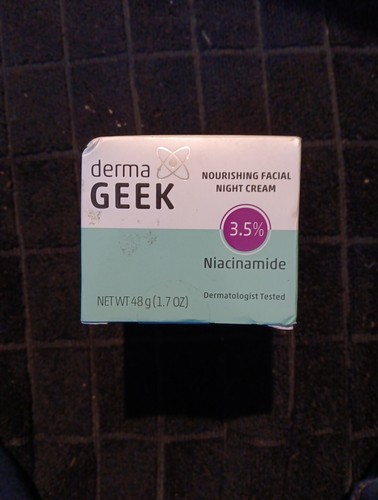 Derma Geek Nourishing Facial Night Cream 3.5% Niacinamide 1.7 Oz. Size ...