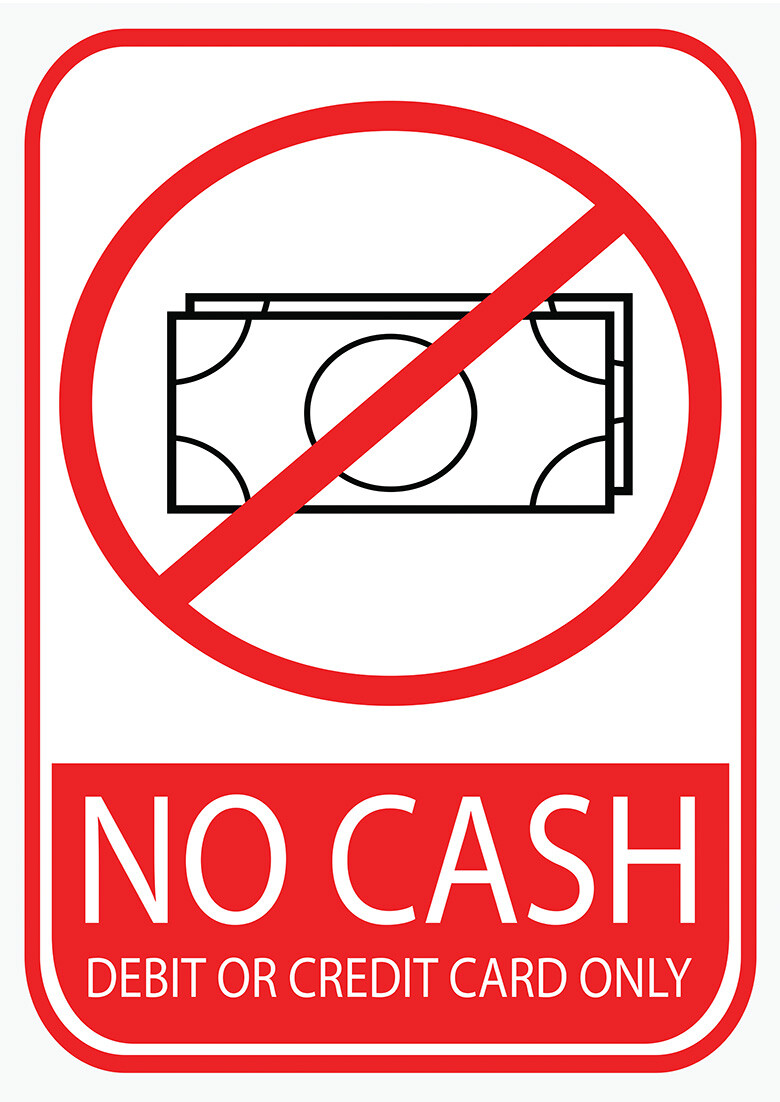 No Cash Sign No Cash Sign Symbol Icon Stock Vector Image & Art Alamy
