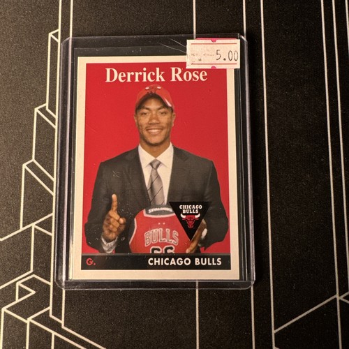 2008 Topps Derrick Rose RC Rookie Card 1958 Variation #196 Chicago ...