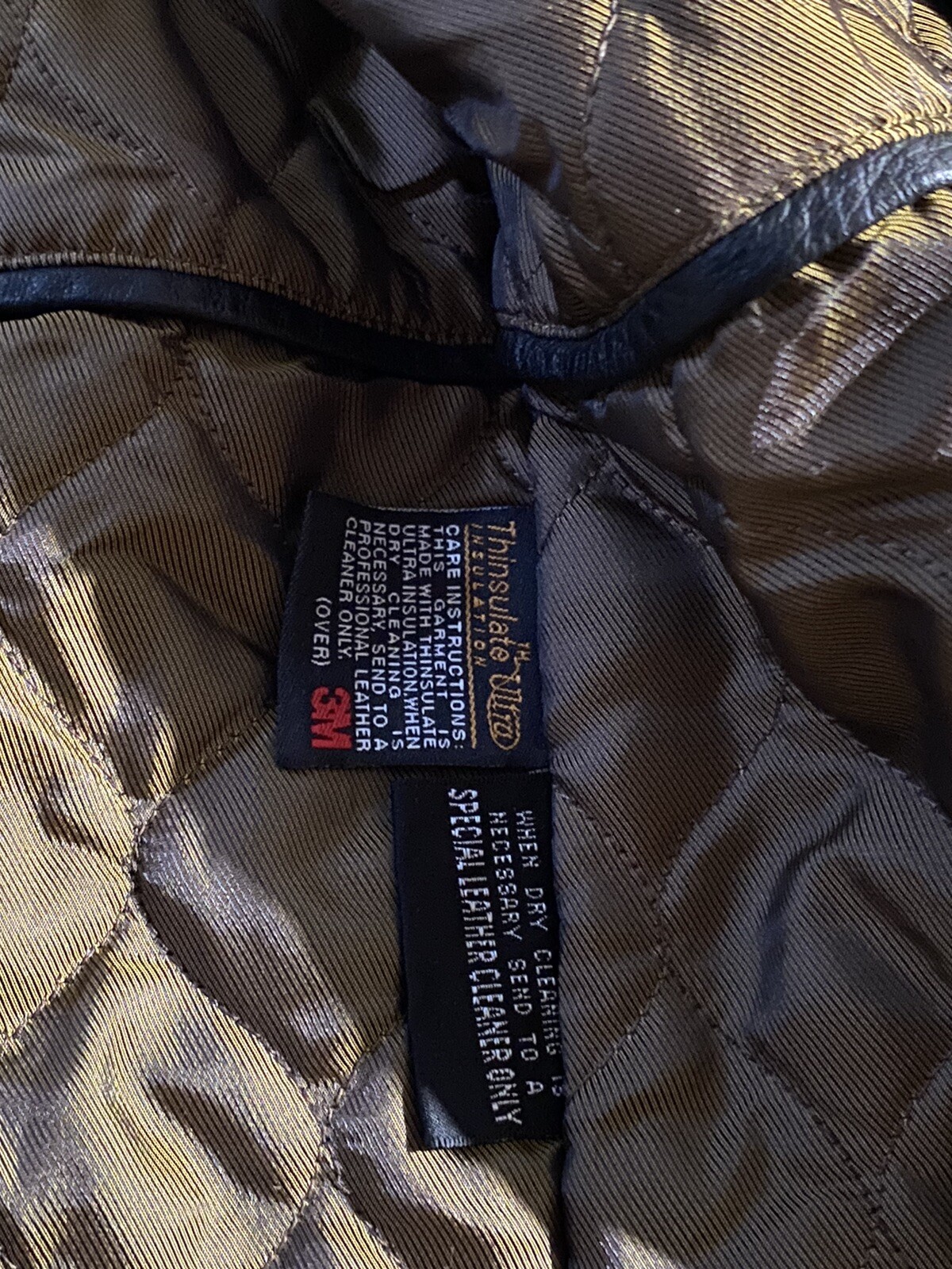 Vintage Wilson Leather Jacket Thinsulate Lined With … - Gem